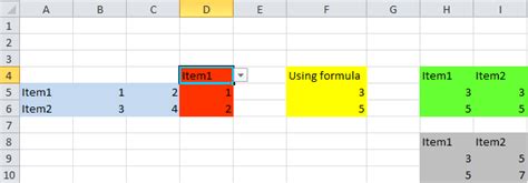 Excel Referencing To Cell In Interactive Table Stack Overflow
