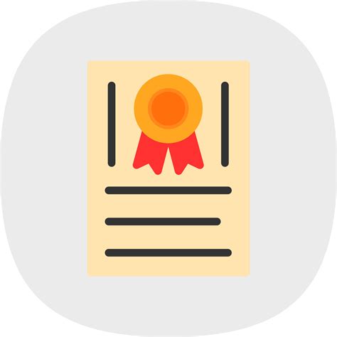 Certification Vector Icon Design 16981907 Vector Art At Vecteezy