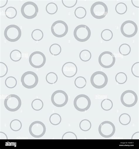 Circles Seamless Pattern Modern Stylish Texture Repeating Or Looping Abstract Trendy Outline