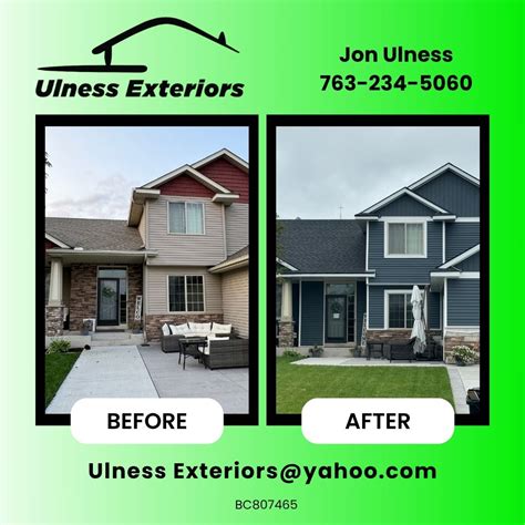 Ulness Exteriors Saint Francis Mn