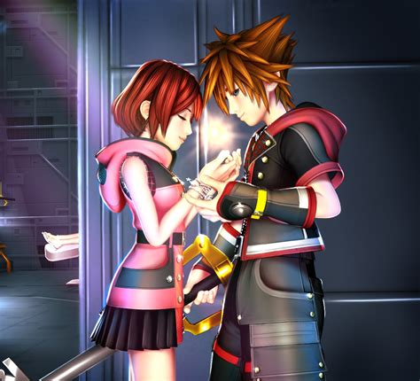 Kingdom Hearts 3 Sora And Kairi Kiss