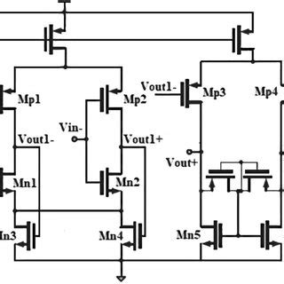 A Proposed Low Noise Amplifier B Bias Circuit C CMFB Circuit Download Scientific Diagram