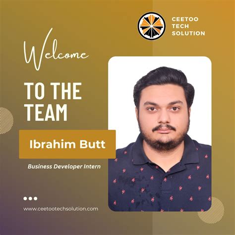 Ceetoo Tech Solution On Linkedin Welcomeonboard Newteammember Businessdeveloper