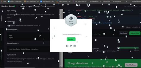sabbir alamin on linkedin got a 3 star on basic python problem solving
