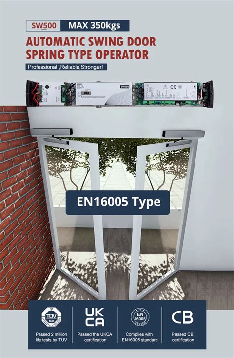 Doortec Heavy Duty Sw500 Automatic Swing Door Operator With Wireless Push Buttons Switch Buy