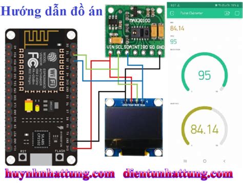Max30100 Giao Tiếp Esp8266 Nhịp Tim Oxy Blynk Oled Esp