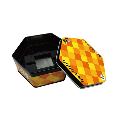 Hexagon Tin Box For Candy Dongguang Bowang Tin Box Manufacture Co Ltd