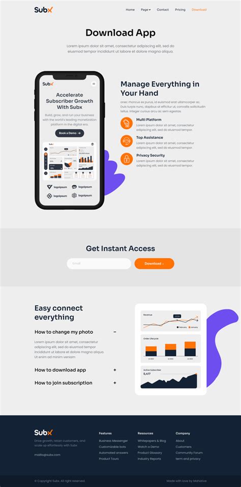 Subx Saas And Tech Business Elementor Template Kit Wp Template Kits Ft