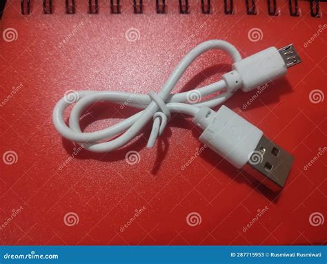 White Data Cables Of Open Male Connectors With Reflection On Black