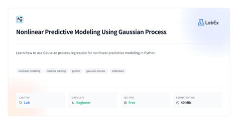 Nonlinear Predictive Modeling With Gaussian Process Labex