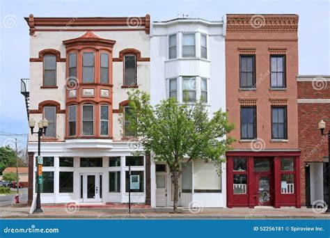 Old Fashioned Storefronts Stock Image Image Of Brick 52256181