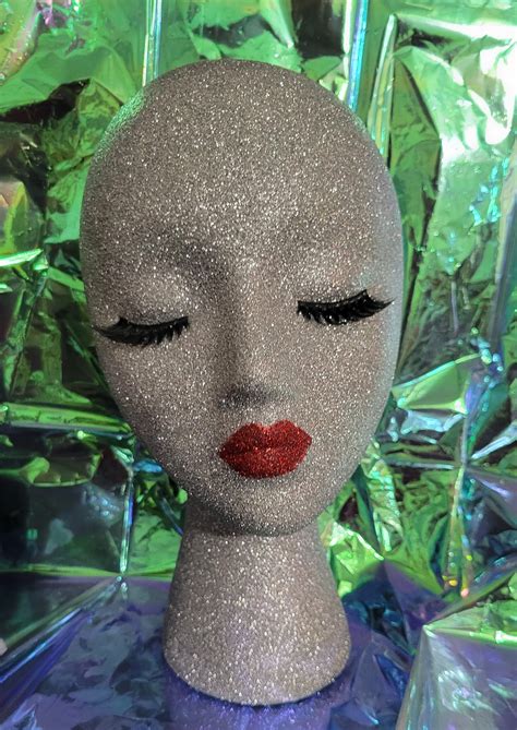 female styrofoam mannequin head wig stand wig mannequin hat display