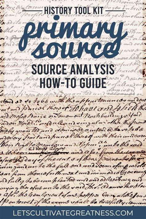 Primary Source Analysis For History Artofit