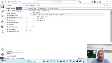 4 How To Using Char Datatype In Java Variables Datatype Java
