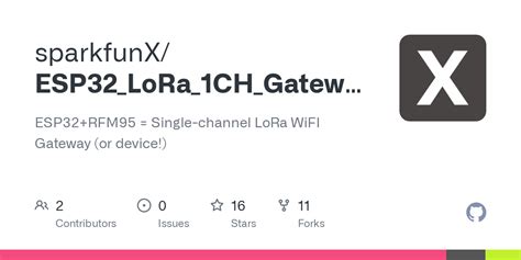 Github Sparkfunx Esp Lora Ch Gateway Esp Rfm Single Channel