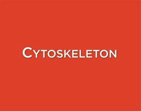 Cytoskeleton Journal