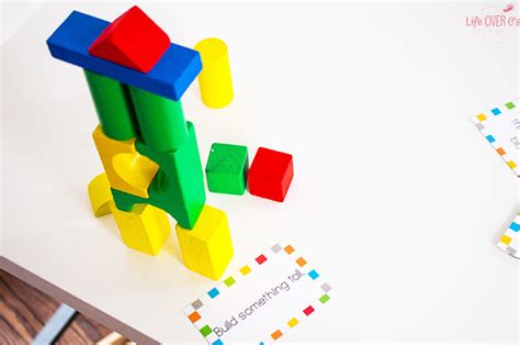 STEM Challenge Cards Building Block Life Over C S Club