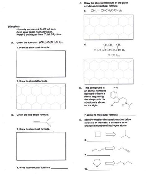 Solved C Draw The Skeletal Structure Of The Given Condensed Chegg