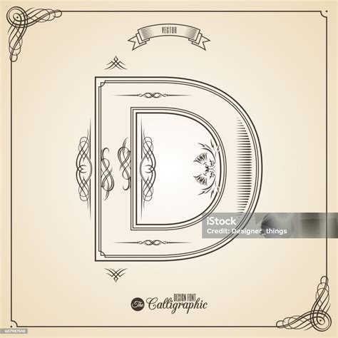 테두리 프레임 요소 및 초대 디자인 기호가 있는 캘리그래픽 포트 0명에 대한 스톡 벡터 아트 및 기타 이미지 0명 디자인 바로크 양식 Istock