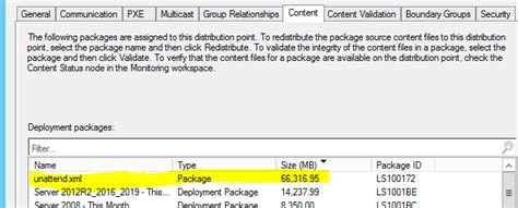 sccm unattend xml package is huge is this normal imaging works fine