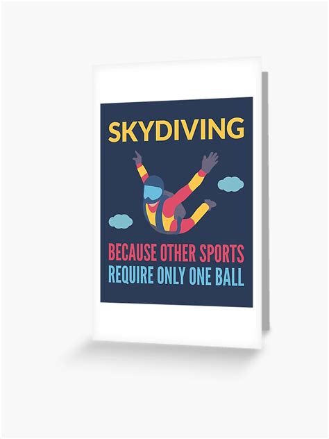 Cool Skydiving Shirts And Ts Greeting Card For Sale By Sqwear