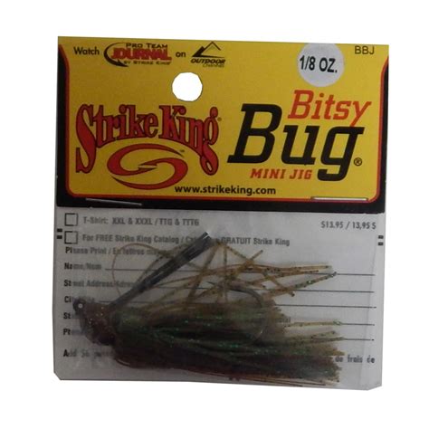 Strike King Bitsy Bug Jig 18oz Pumpkin