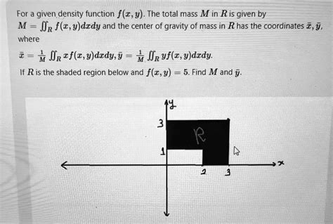 solved please solve this quickly for a given density function f the