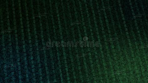 Binary Numbers Inside Computer Code Motion Hacker Background With