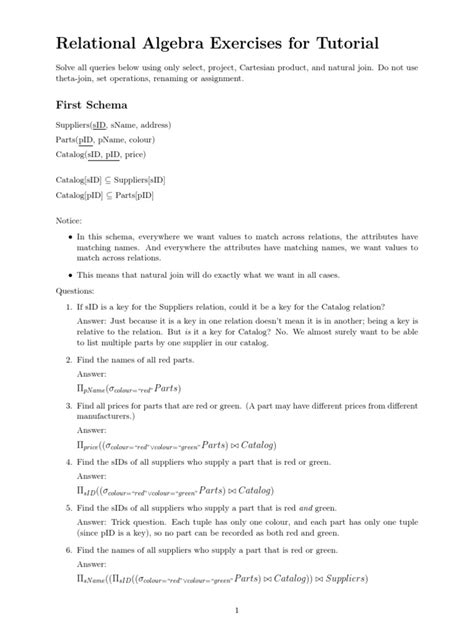 relational algebra tutorial problems pdf mathematics