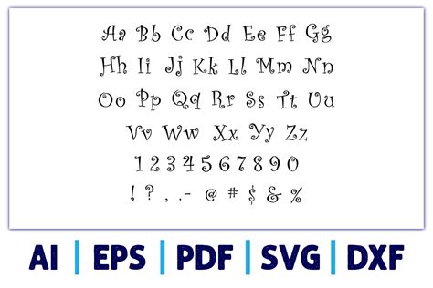 Curly Font Vector Graphic By Tribepuppet · Creative Fabrica Curly Font Vector Graphic By Tribepuppet · Creative Fabrica