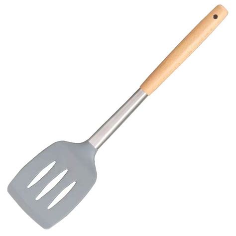 Slotted Turner Food Grade Spatula Wooden Handle