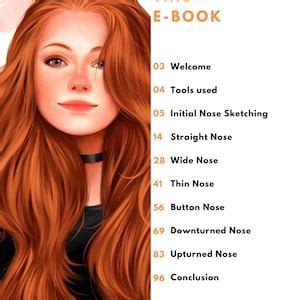 Nose TUTORIAL For PROCREATE Pages Step By Step Etsy