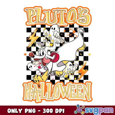 Pluto Dog Ghost Halloween Png Pluto Disney Png Mickey Pluto Png Svgpan