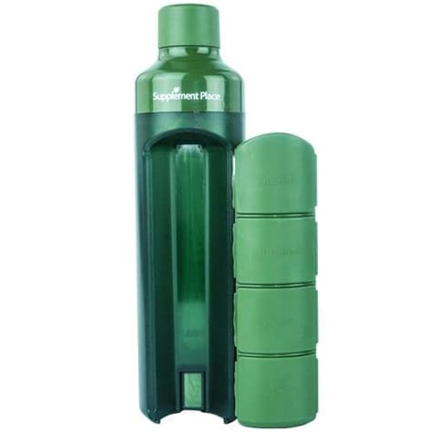 Yos Bottle And Pill Box For Supplements On The Go