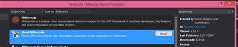 Setting Up Fluent Nhibernate Rich Hildebrand