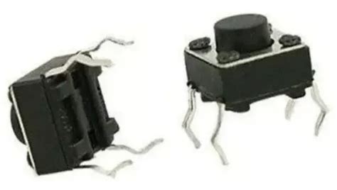 kit 20 x botão chave microswitch push button 4 pinos arduino mercadolivre