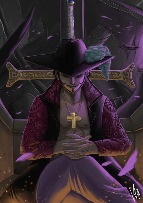 Dracule Mihawk By Va2o On Deviantart Objek Gambar Gambar Anime Gambar