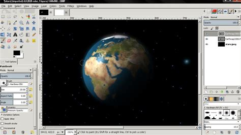 Planet Earth GIMP Tutorial YouTube