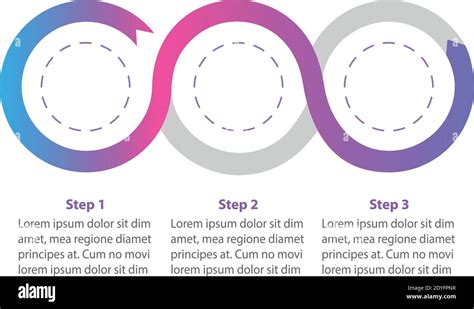 Creative Gradient Flowchart Vector Infographic Template Stock Vector Image And Art Alamy