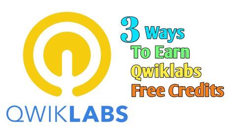 3 Way To Get Qwiklabs Credits Free Qwiklabs Credits Must Watch Youtube