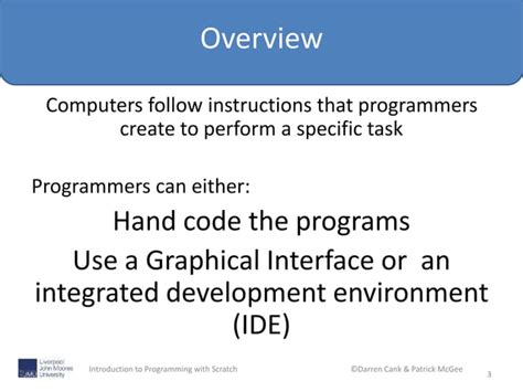 Introduction To Scratch Programming Pptx Programming Languages Computing