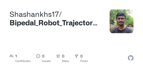 Github Shashankhs17bipedalrobottrajectoryoptimization