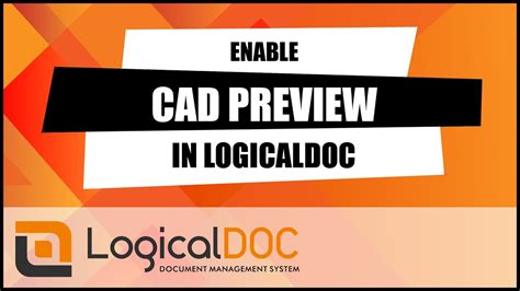 Enable Cad Preview In Logicaldoc Youtube