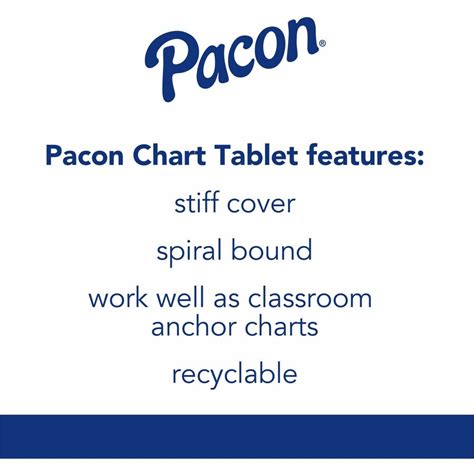 Pacon Chart Table 70 Sheets Glue Ruled 1 Ruled Unruled