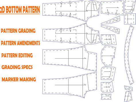 Digital Pattern Makinggrading Upwork