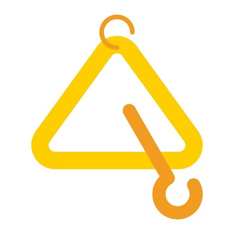 Premium Vector Triangle Bell Icon