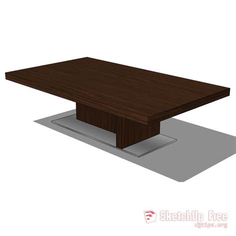 Table Sketchup Model Free Download Table Sketchup Model Soft Seating