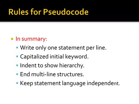 Algorithm And Pseudo Codes Ppt