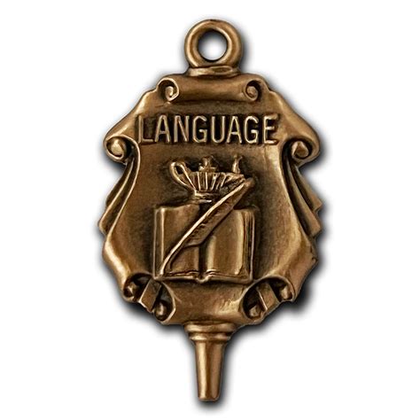 Language Scroll Charm Language Scroll Charm