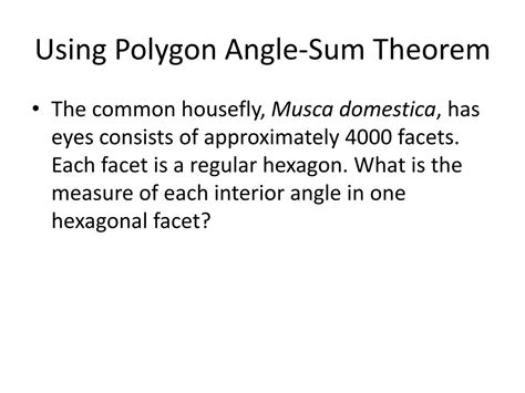 PPT Polygon Angle Sum Theorems PowerPoint Presentation Free Download ID